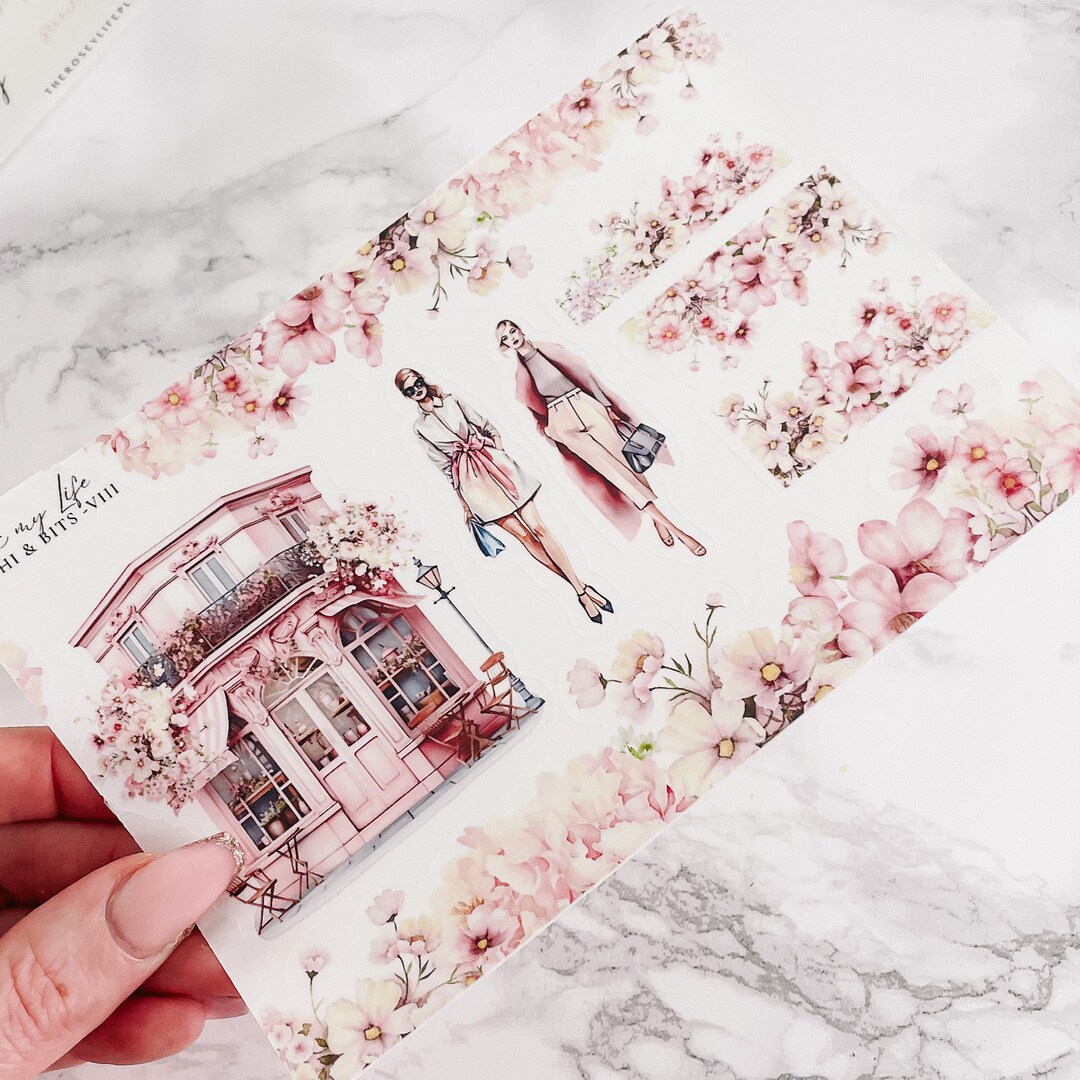 PLANNER STICKERS | Pink My Life 8 | Planner Deco Stickers | Gm Mm | A5 ...