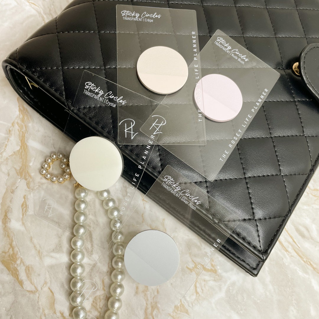 TRANSPARENT STICKY NOTES | Circle Memo Pad | 25 Sheets | Note Pad | A5 ...