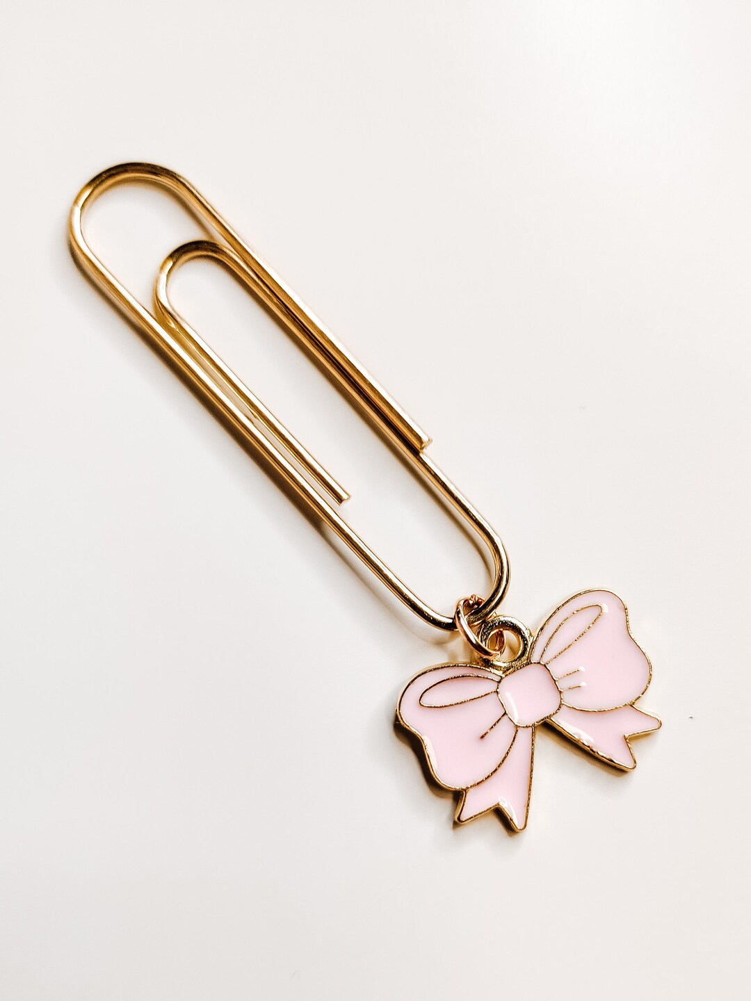 Luxury Pink Bow Planner Clip Girl for Boss Lady Planners Diary - Etsy