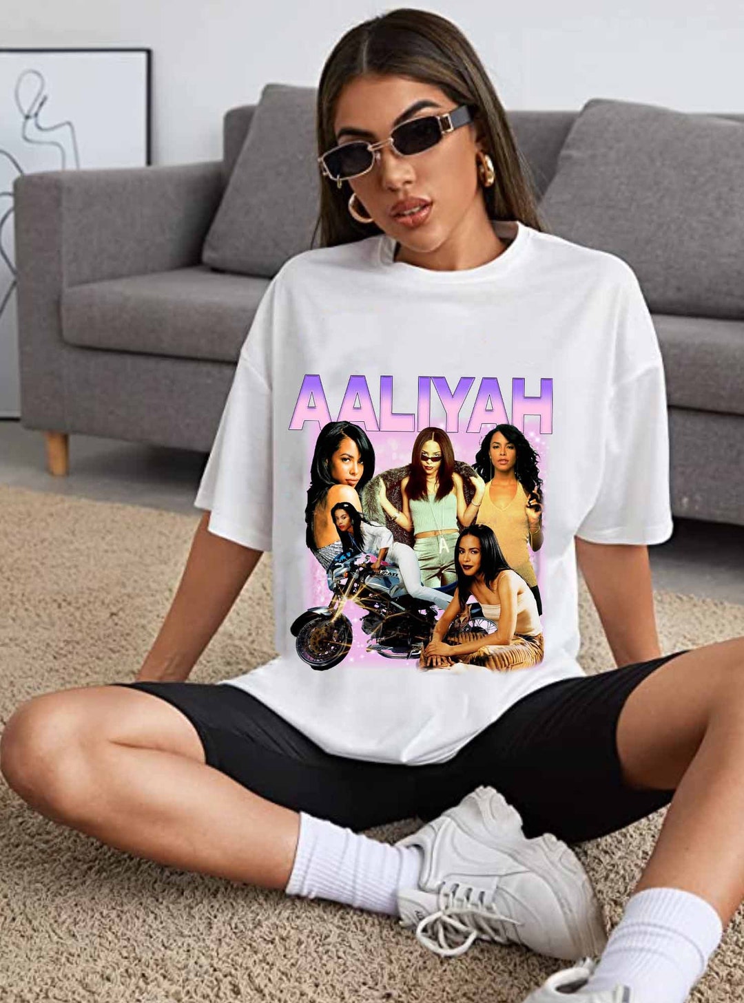 Retro Aaliyah Png, Aaliyah Fan Png, Vintage 90s Aaliyah Png, Aaliyah ...