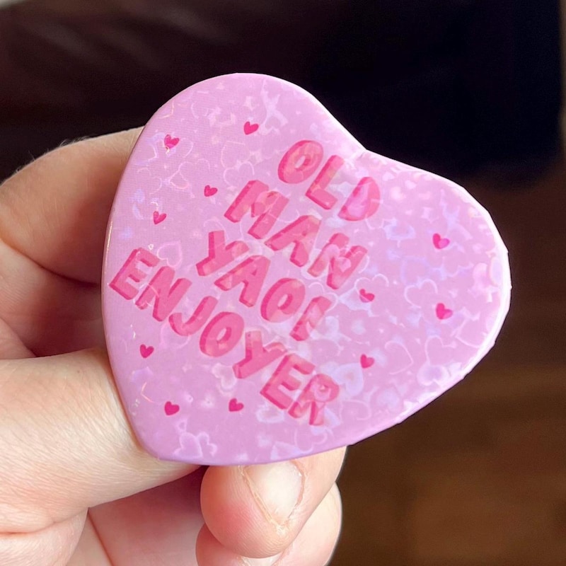 Yaoi Heart Pin - Etsy UK