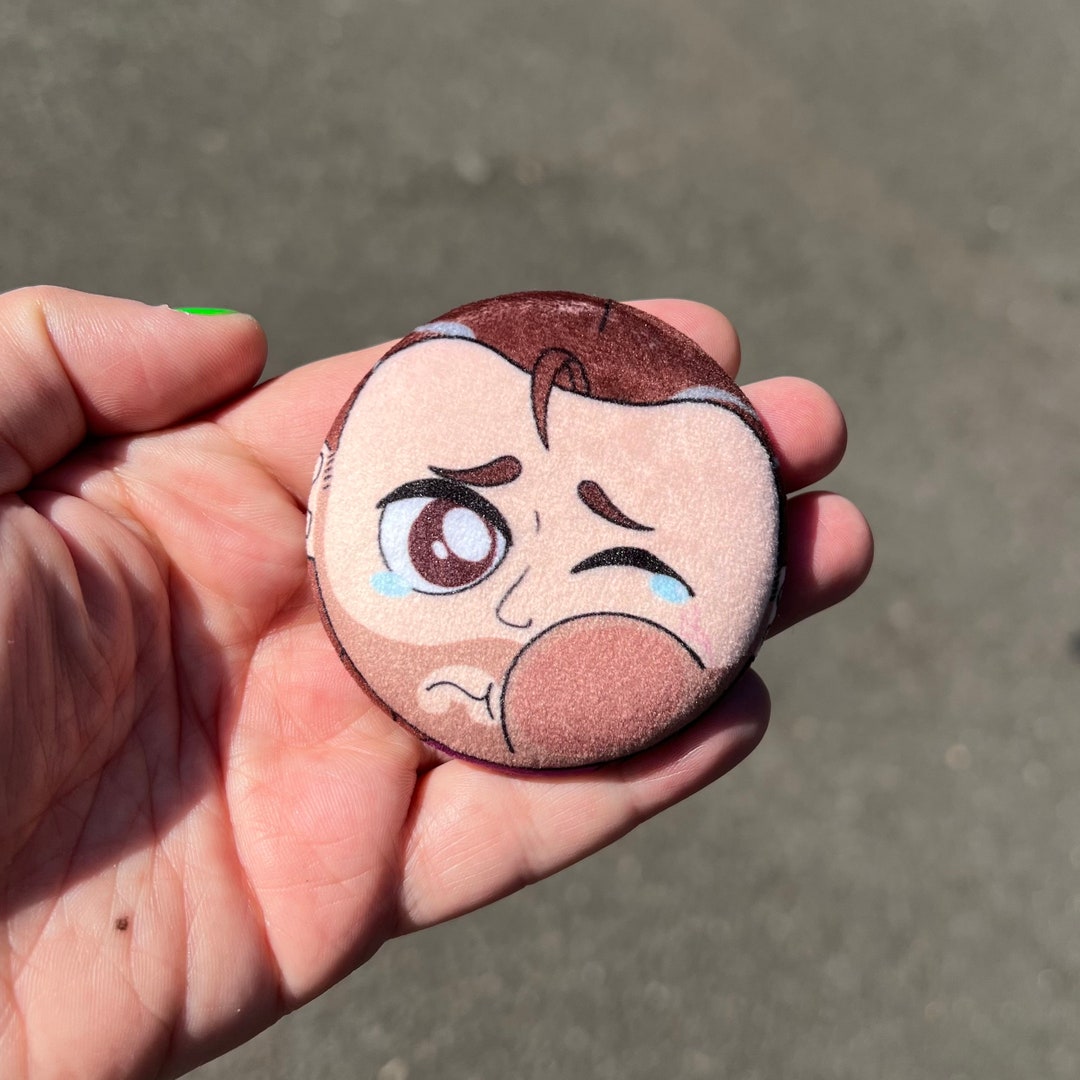 BG3 Minky Plush Button Badge , Gale Dekarios , Gale of Waterdeep , 58mm ...