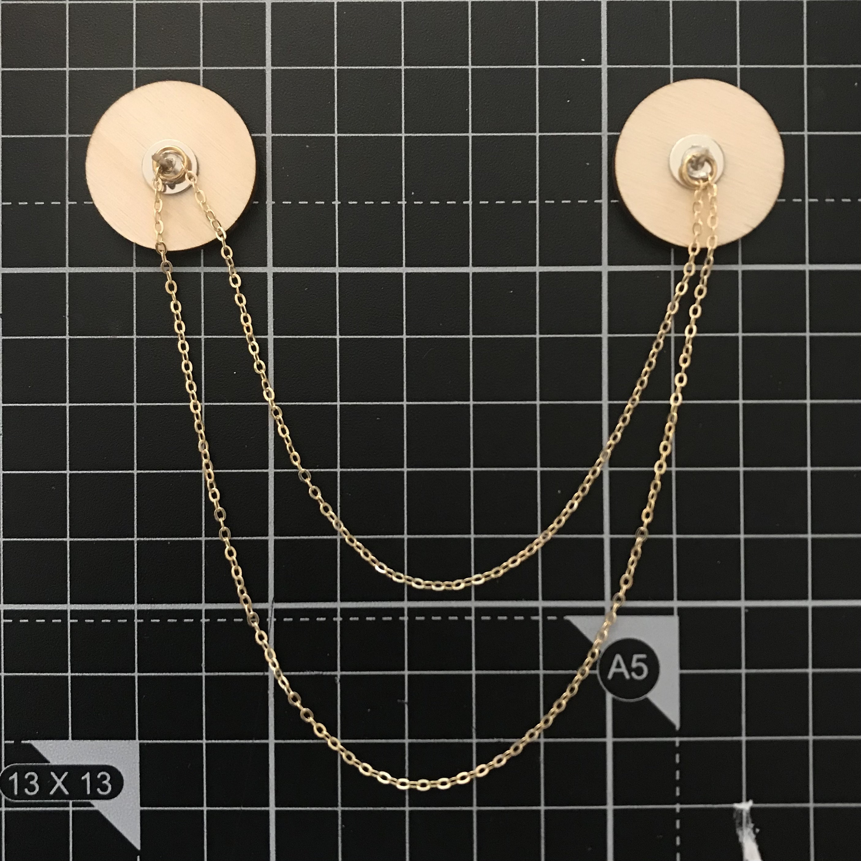 Collar Pin Chain , in Gold or Silver , Compatible With ANY Pins ...