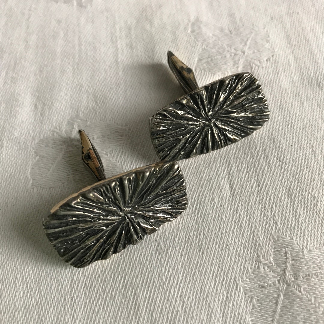 Vintage 1960's Guy Gilles Vidal Modernist Brutalist Cuff Links - Etsy