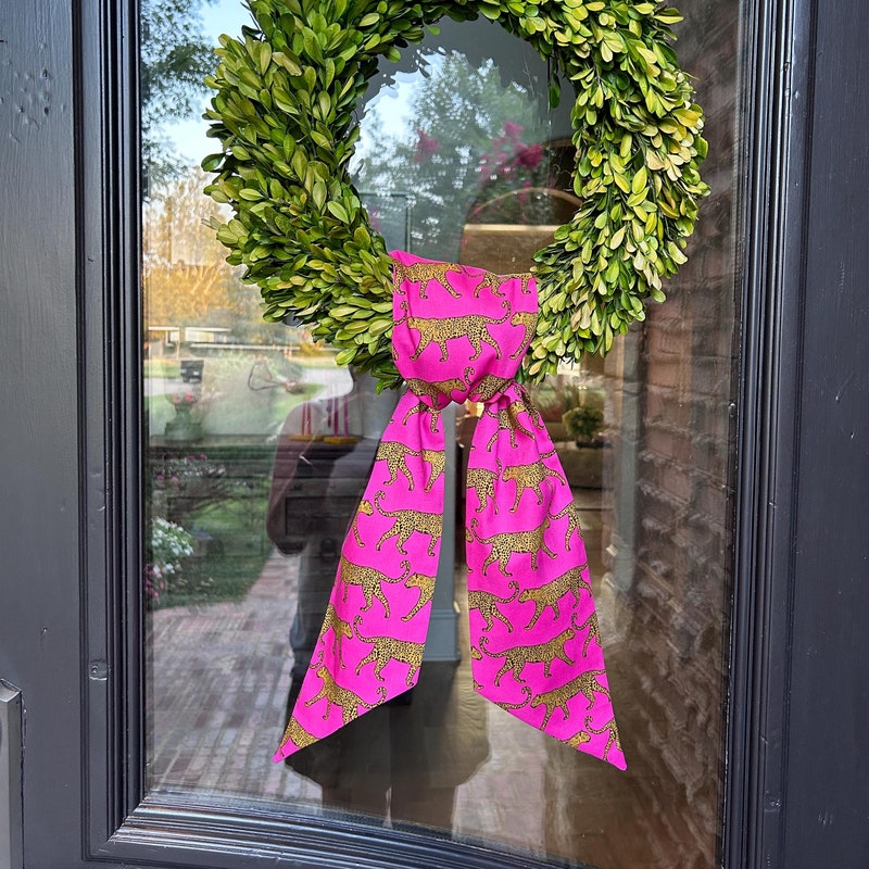 Hot Pink Wreath - Etsy