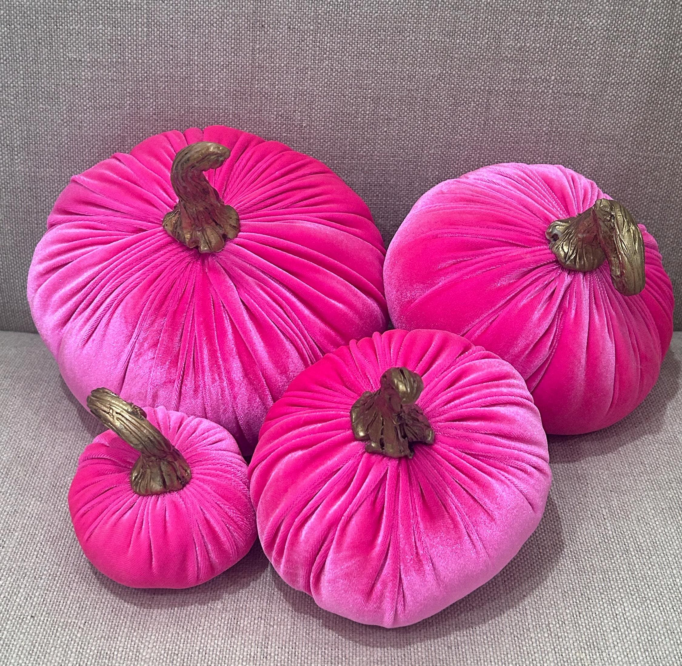 Velvet Pumpkins “hot Pink” - Etsy