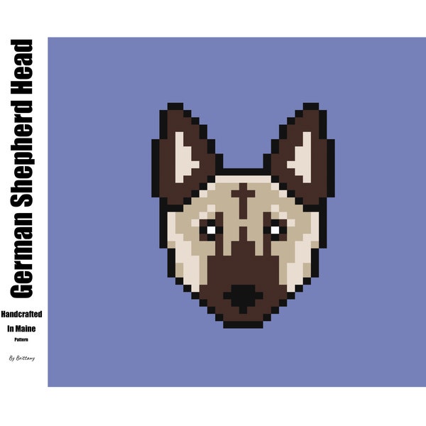 Crochet German Shepherd Graphgan Pattern - Etsy