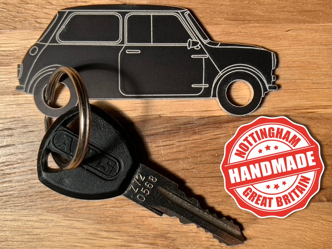 Mini Cooper S Matte Black Anodised Aluminium Car Keyring - Etsy
