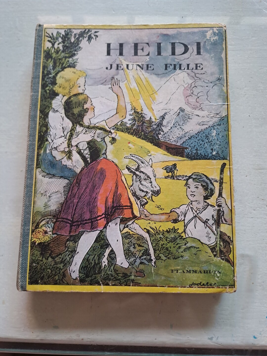 Heidi Children's Books Flammarion Library France 1950 / Children's Book ...