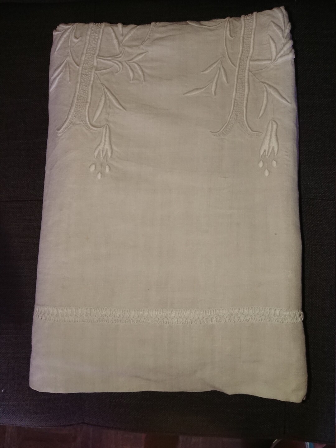 Sábanas de lino bordadas Francia Provenza 1900 / Arte popular / Antigua ...