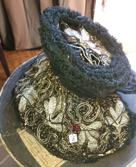 Victorian XVIII hat Rafia France Provence / Collector… - Gem
