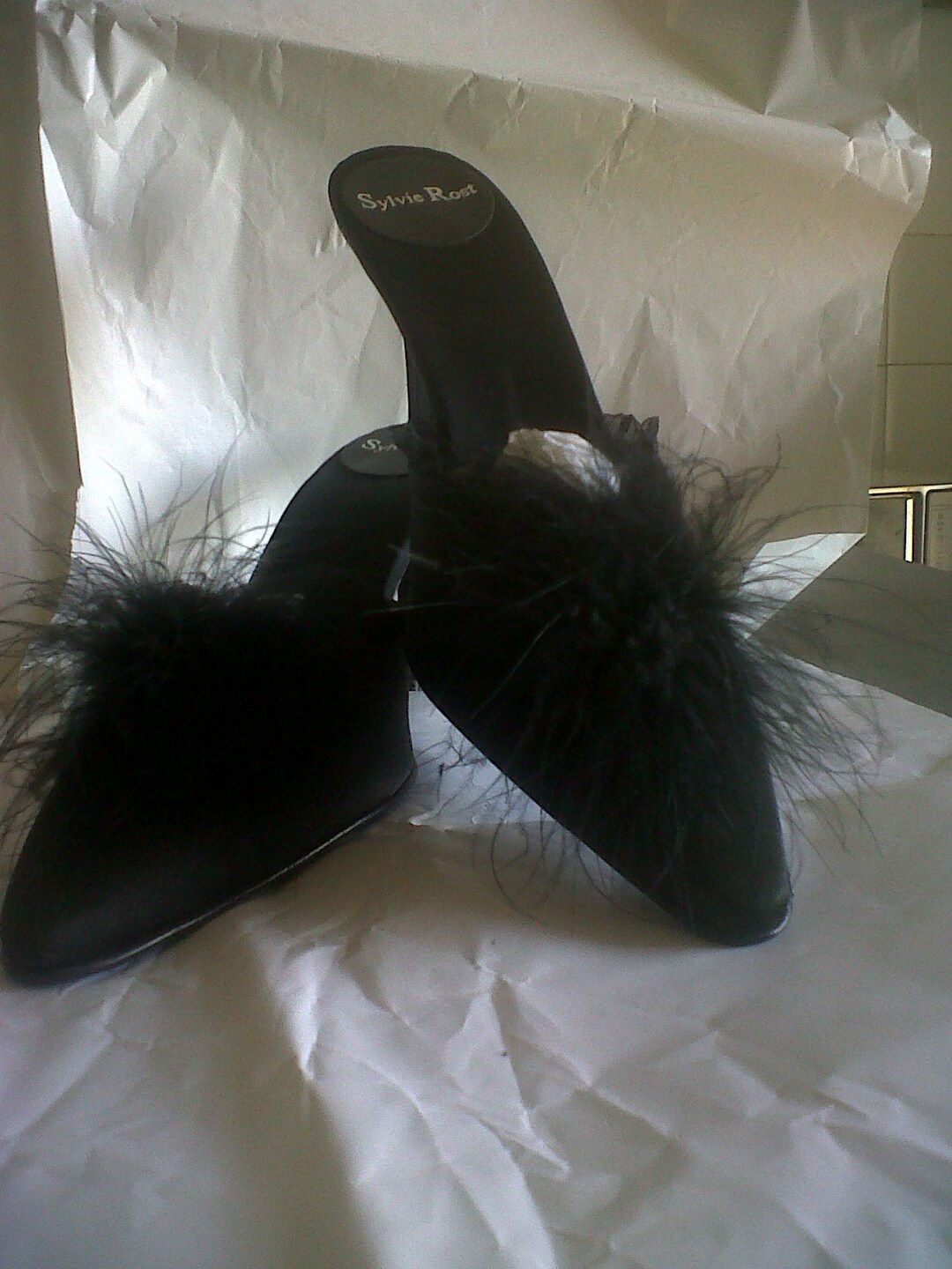 Inner Mules Luxury Silk 2000 / MADE in FRANCE / Pair of New Mules ...