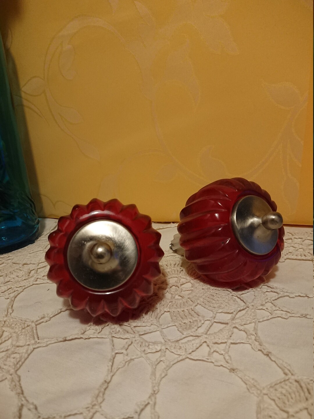 Support Ignite Rod Tip Curtain France 90'S / Vintage - Etsy