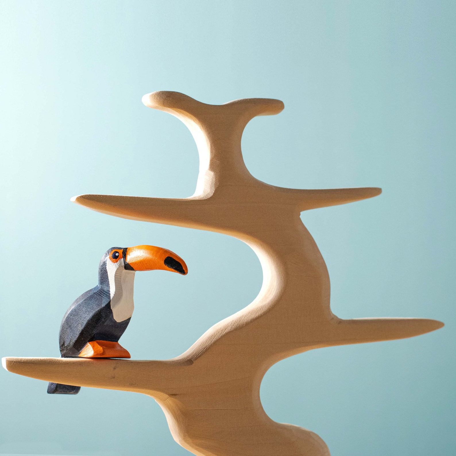 Wooden Toucan Family Wooden Figure Bird toucan - Etsy