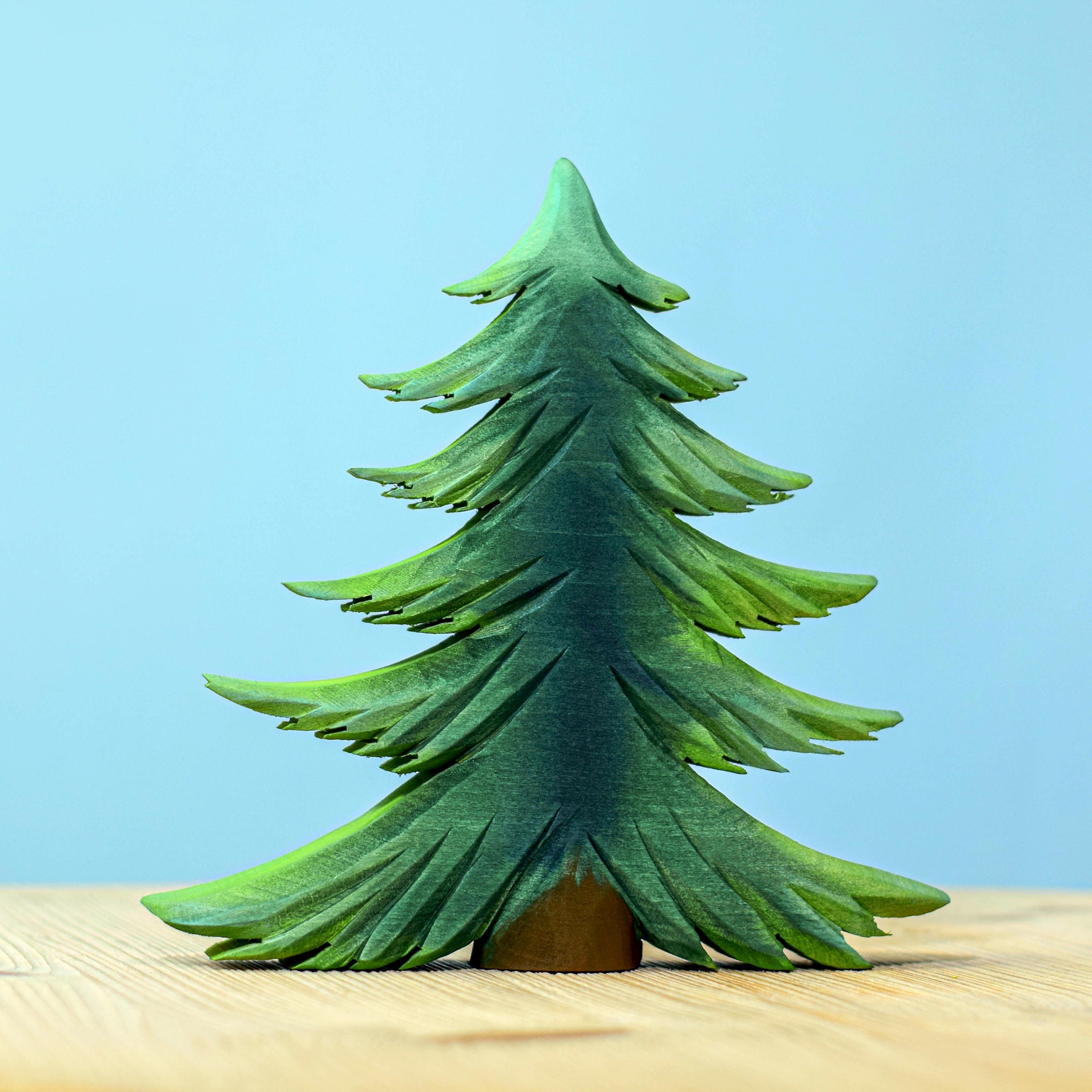 Fir Trees Waldorf Play Set | Montessori Wooden Tree | Handmade With ...