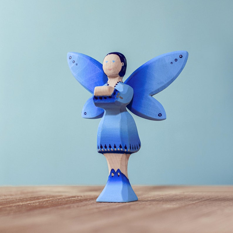 Handmade Woodland Fairies Figurines | Magic Wooden Toys for Imaginative ...