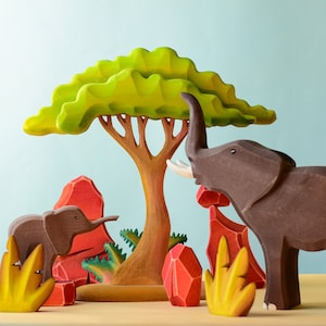 Acacia Tree SET | Montessori & Waldorf Inspired | Organic Wood Made by ...