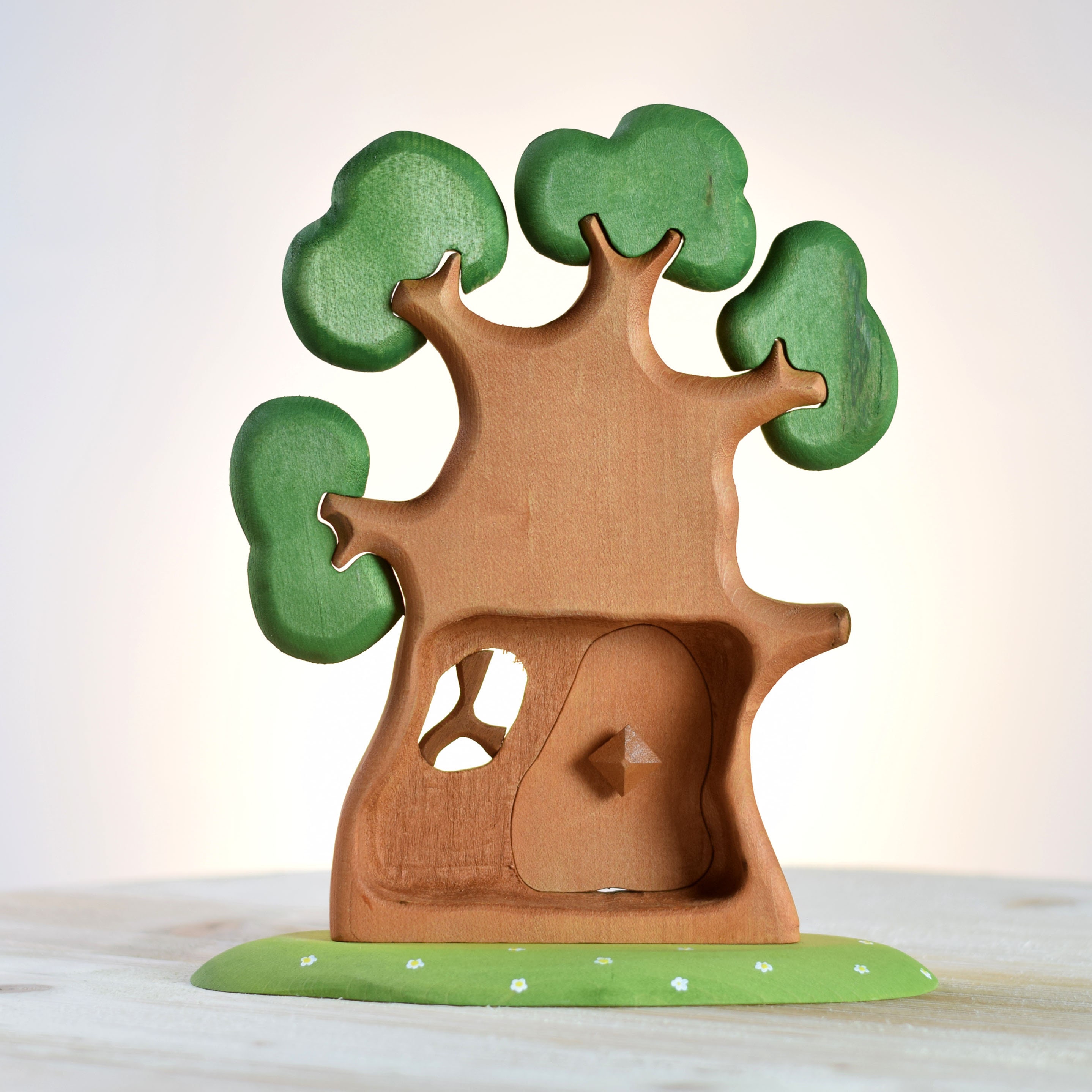 Waldorf Wooden Fairy House Handcrafted Tree House Wooden | Etsy