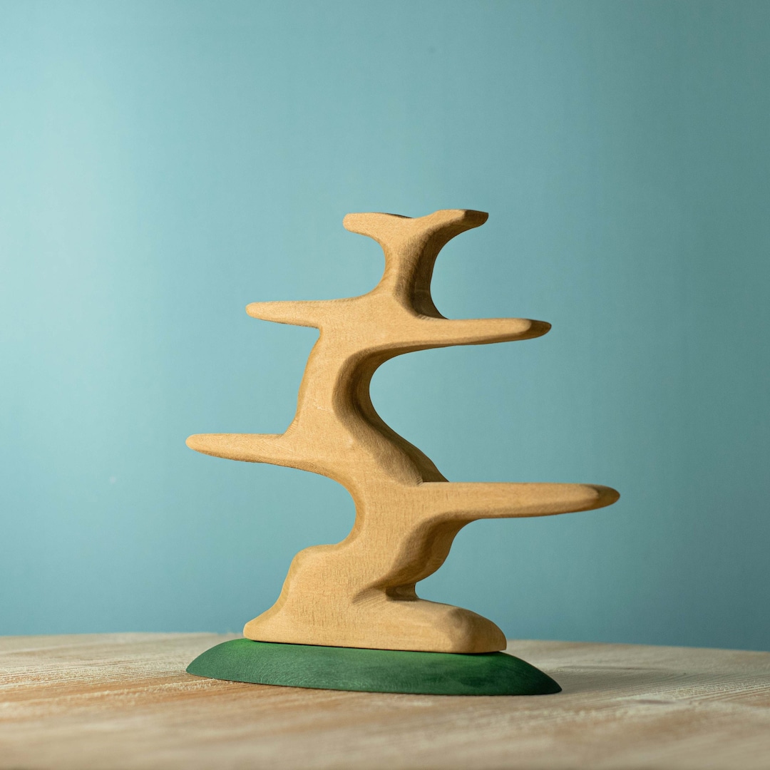 Handmade Bird Tree Wood Waldorf Tree Toy, Montessori Style - Etsy