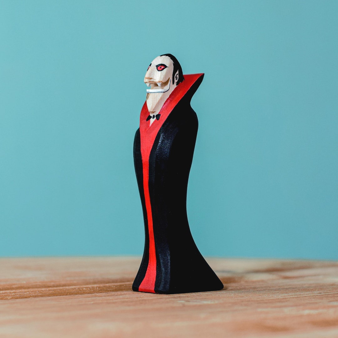 Dracula the Vampire Handmade Wooden Decor | Waldorf-inspired Halloween ...