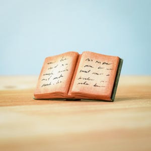 Handcrafted Wooden Books SET | Halloween Decor, Hand-painted, Waldorf ...