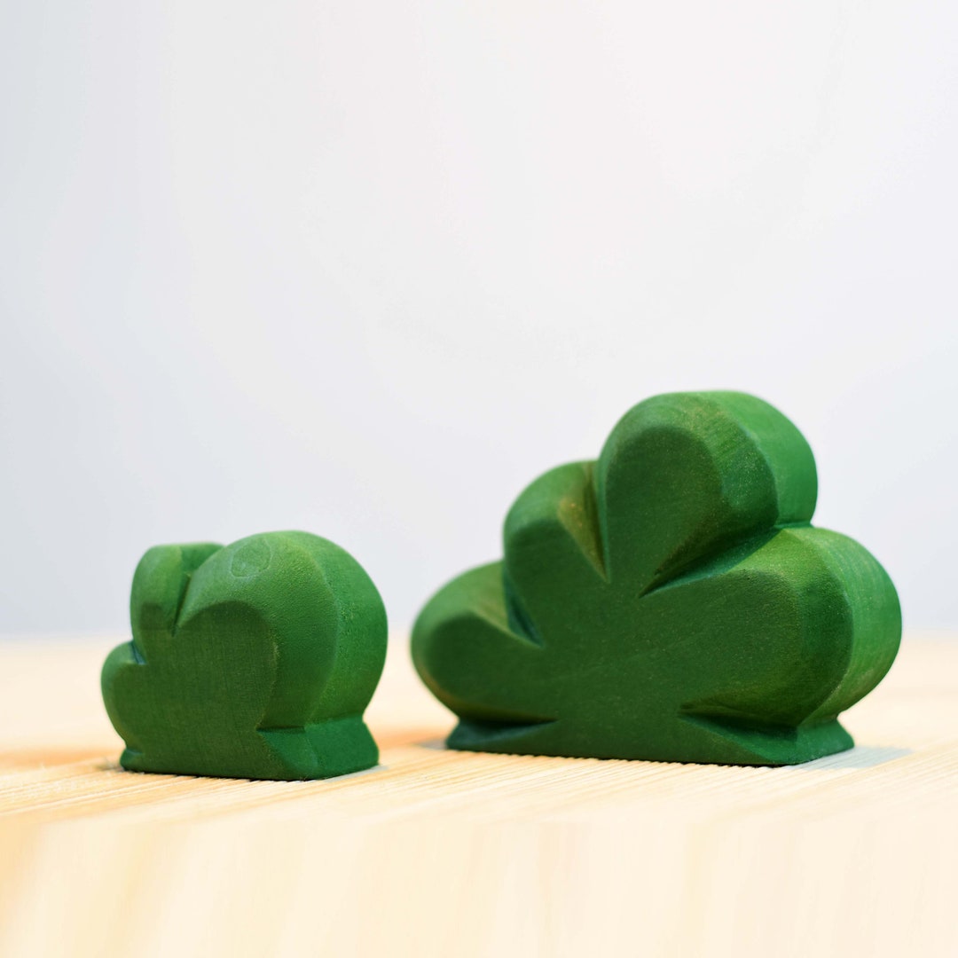 Handmade Wooden Waldorf Toy Bush for Educational Play | Montessori Non ...