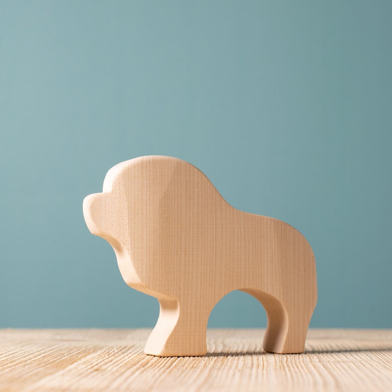 Paint-your-own Wooden Animal Figures | Montessori Inspired DIY Toys ...