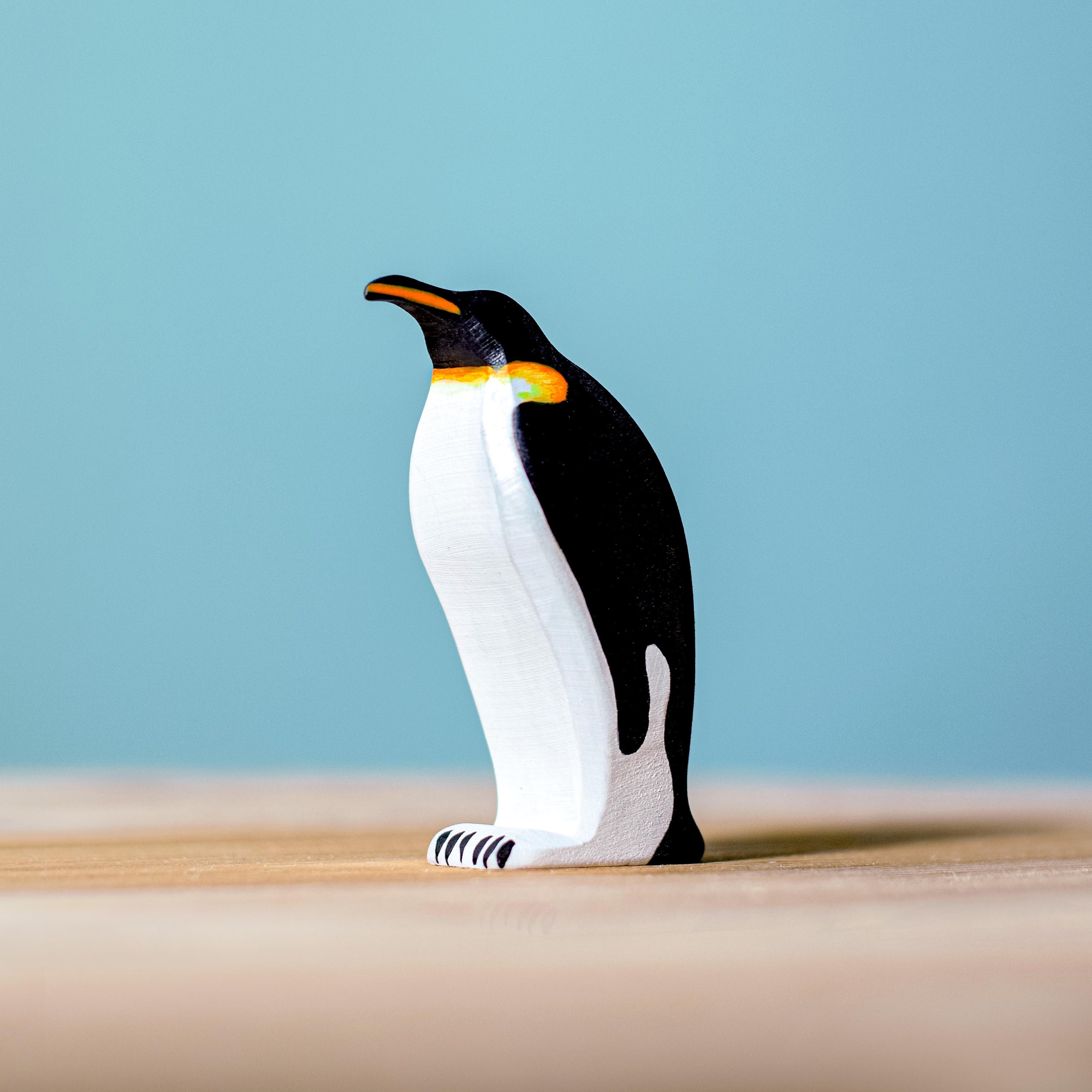 Emperor Penguin Family Wooden Animal | Waldorf Inspired | Handmade With ...