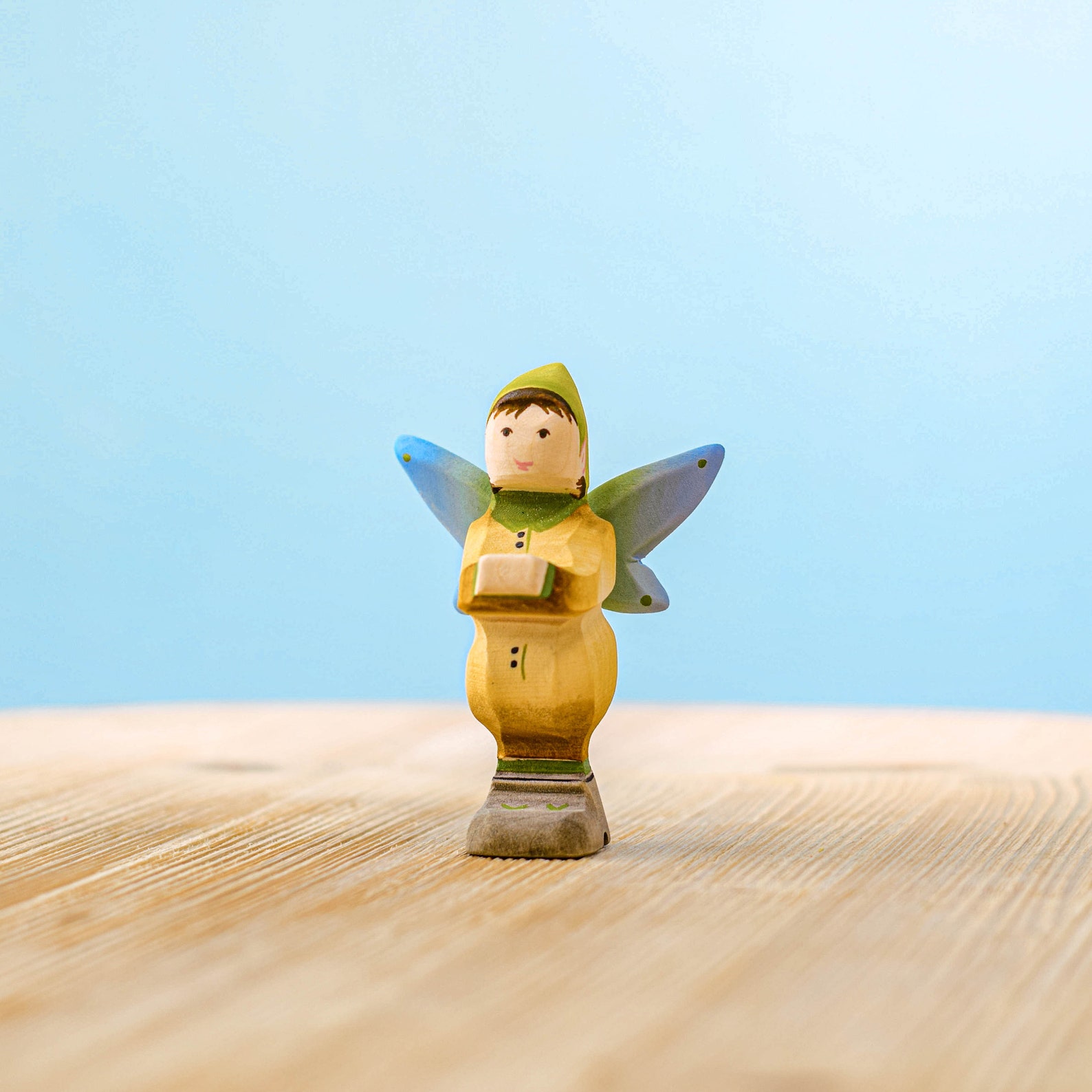 Winged Elf Figurine | Magic Wooden Toy for Imaginative Play | Eco ...
