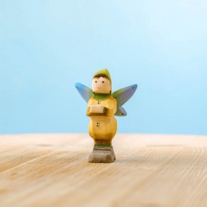 Winged Elf Figurine | Magic Wooden Toy for Imaginative Play | Eco ...