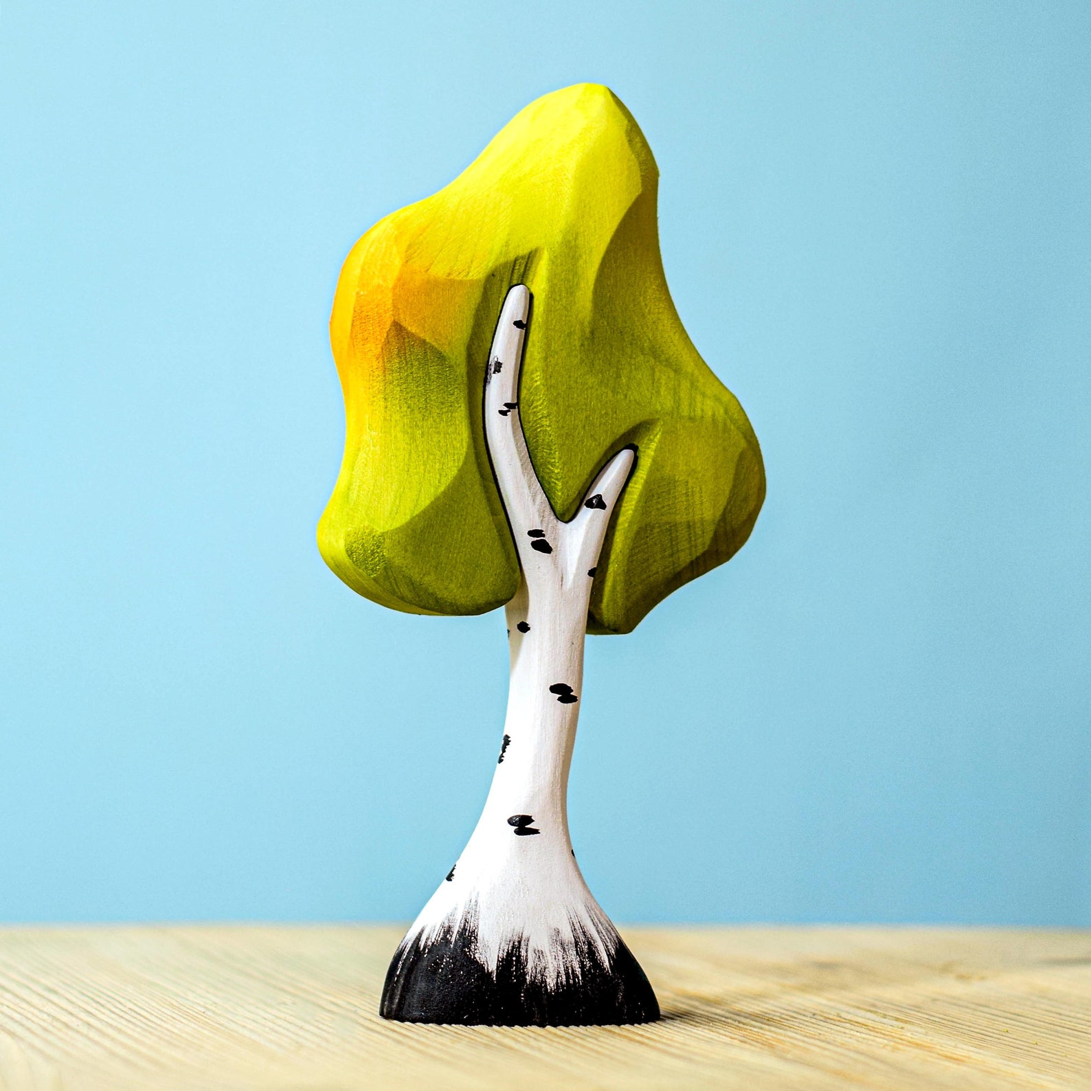 Montessori Friendly Birch Tree Toy | Wooden Trees for Playscape ...