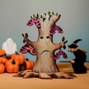 Wooden Spooky Tree Set | Waldorf & Montessori Friendly | Handmade ...