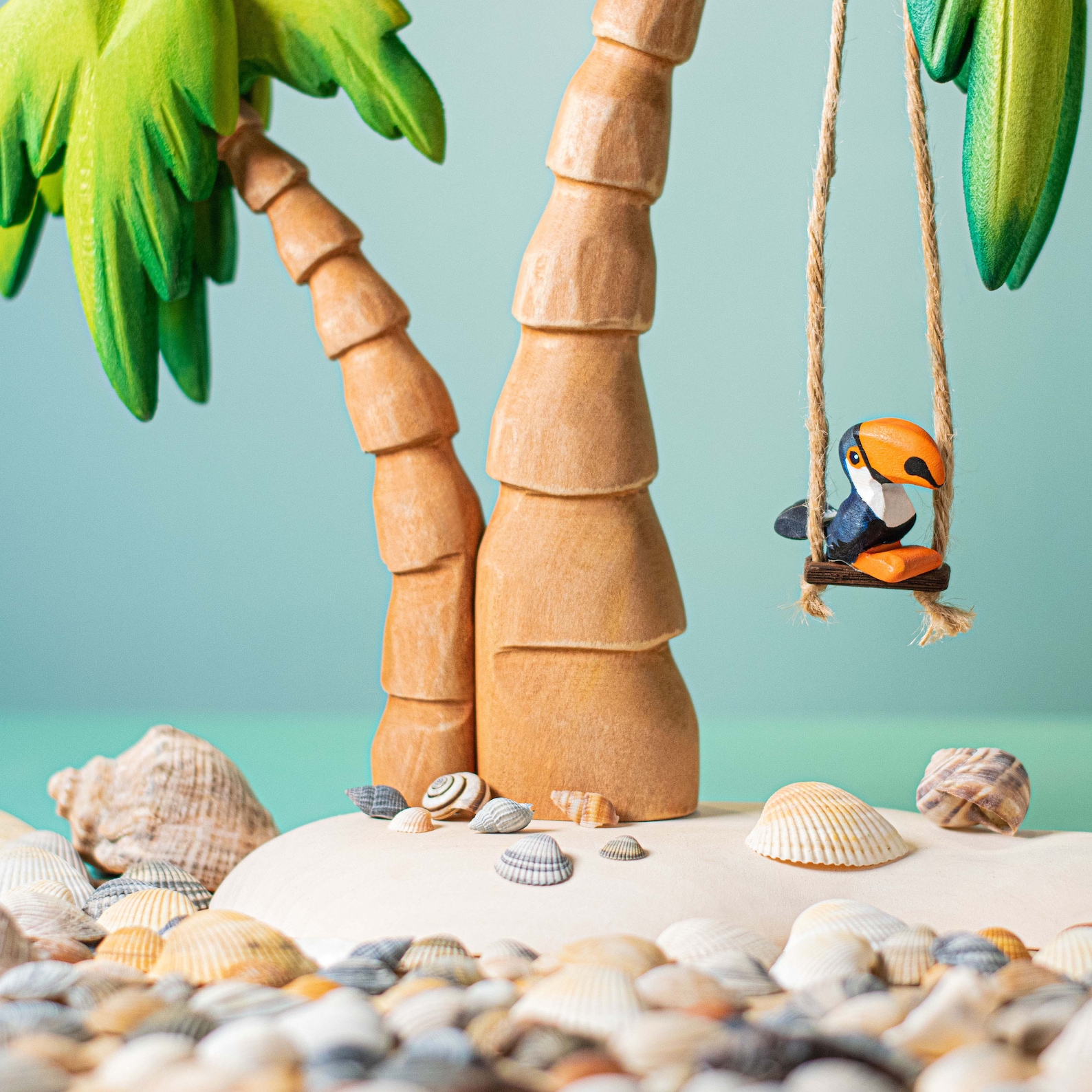 Wooden Toucan Family Wooden Figure Bird toucan - Etsy