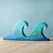 Montessori Wooden Water Waves Toy With Safe Paint | Non-toxic - Etsy
