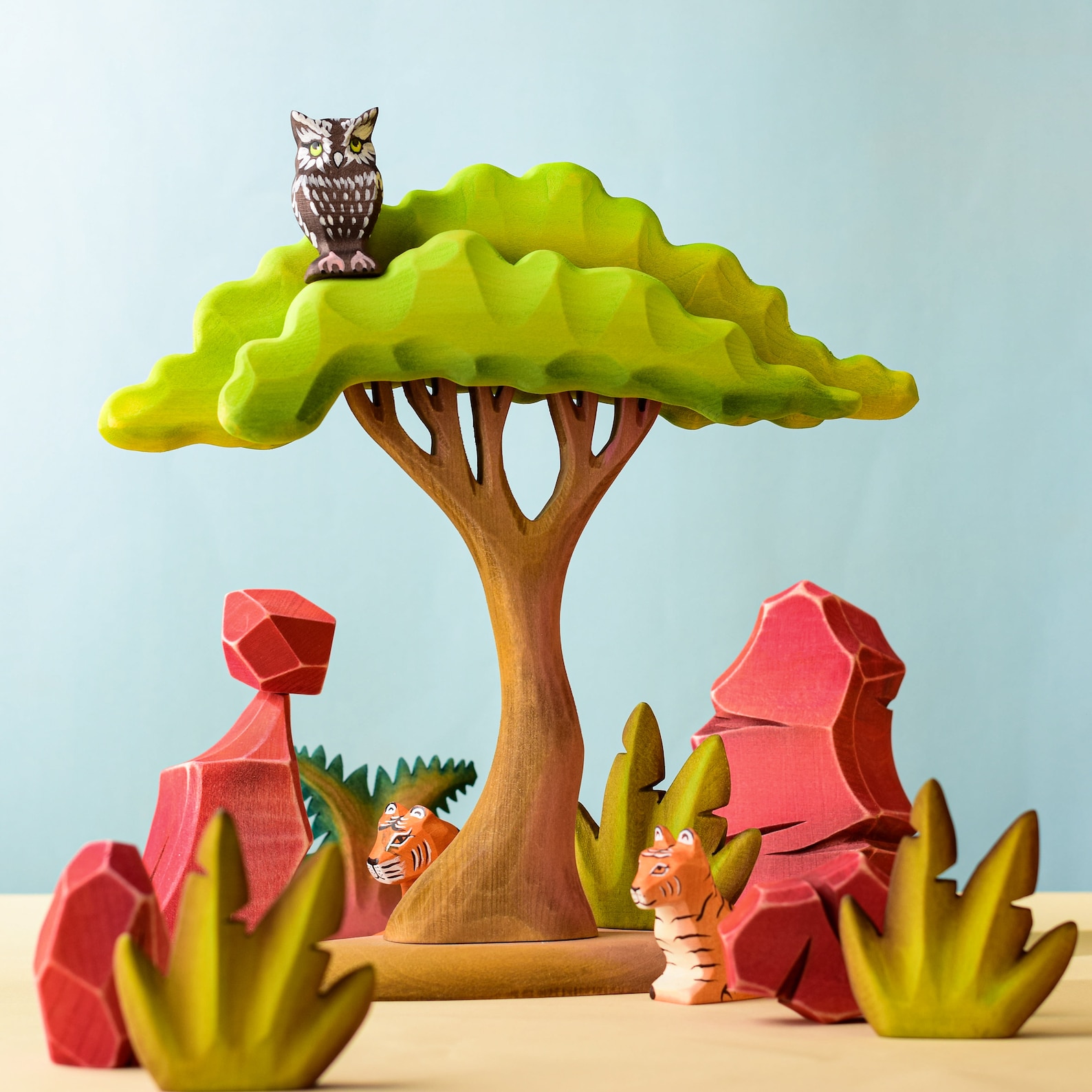 Acacia Tree SET | Montessori & Waldorf Inspired | Organic Wood Made by ...