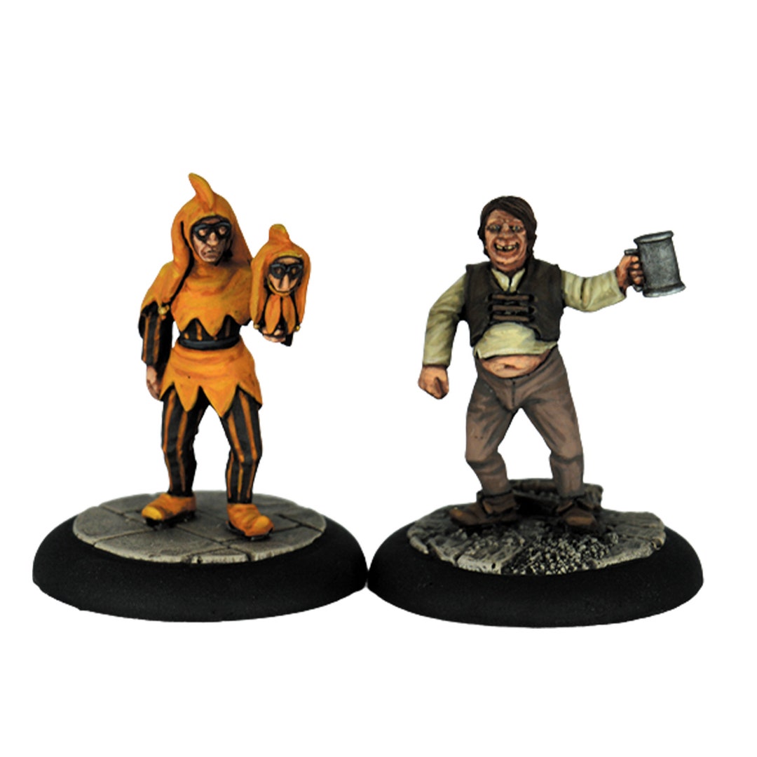 The Court Jester & Village Idiot - 28mm Metal Miniature - for Dungeon ...