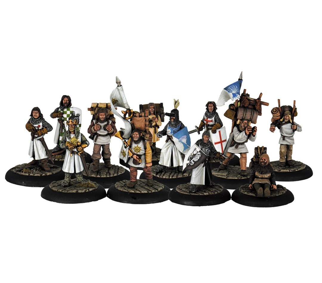 King Arthur & His Knights 28mm Metal Miniature for Dungeon and Dragons ...