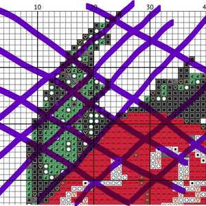 Cross Stitch Pattern Dungeons and Dragons D20 Dnd D&D Dice, Embroidery ...