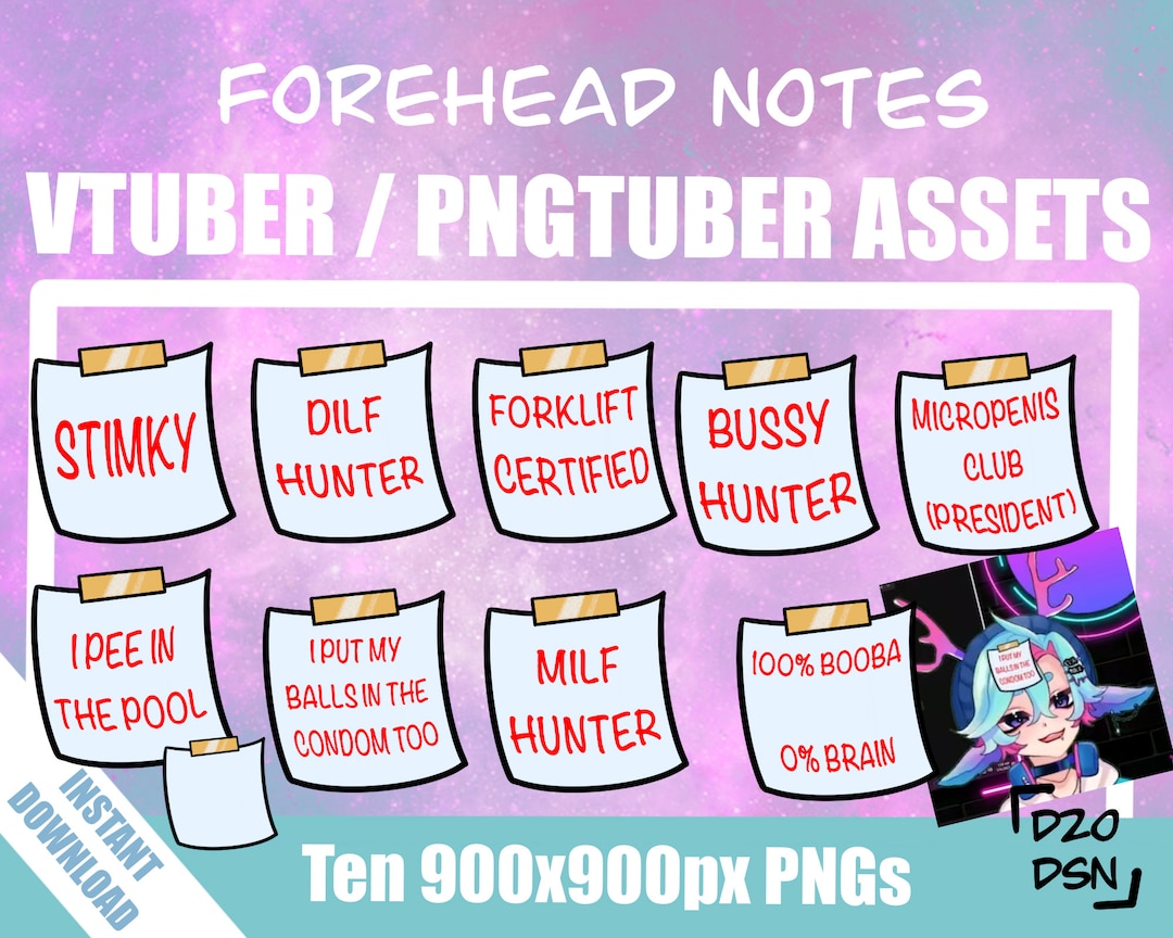 Vtuber Asset for Twitch Channel Points Redeem, Pngtuber Asset for ...