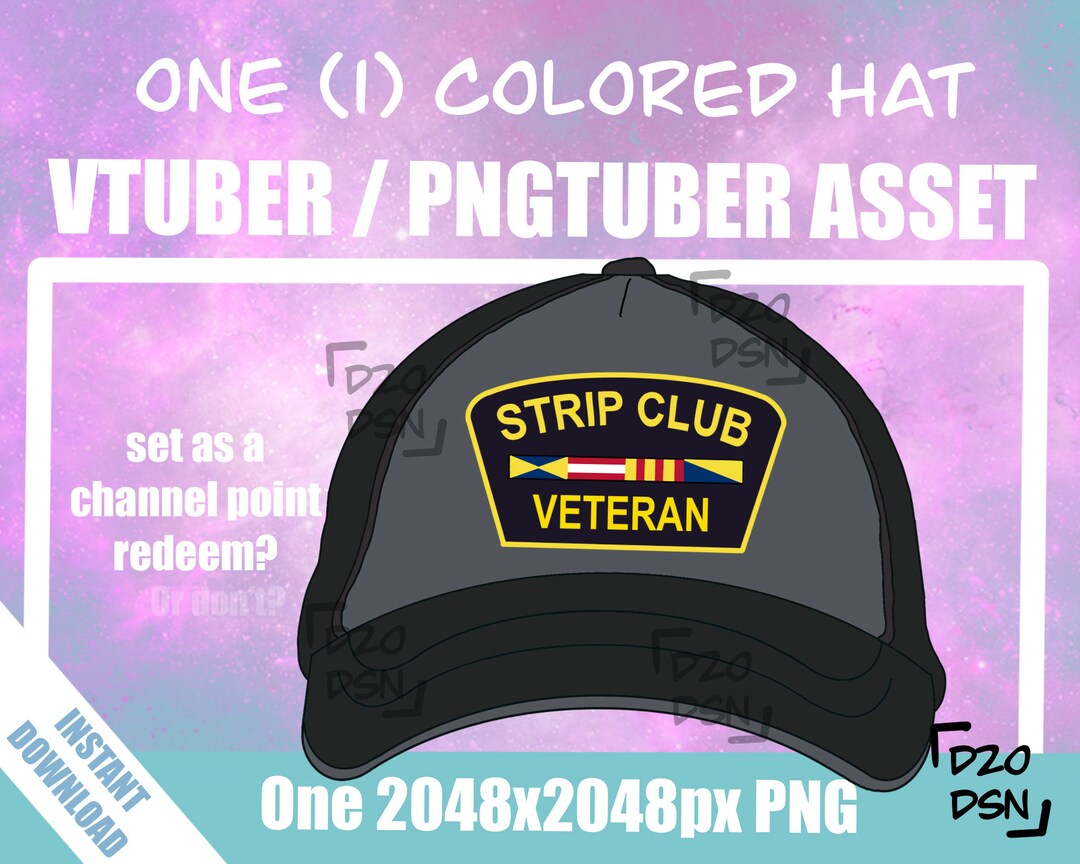 Vtuber Asset Accessory, Hats for Vtubers, Pngtuber Asset Accessory ...