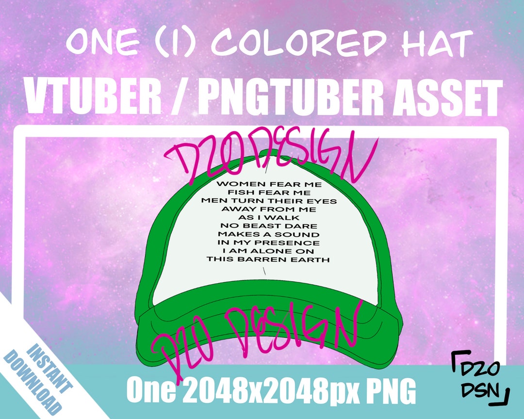 Vtuber Asset Accessory, Hats for Vtubers, Pngtuber Asset Accessory ...