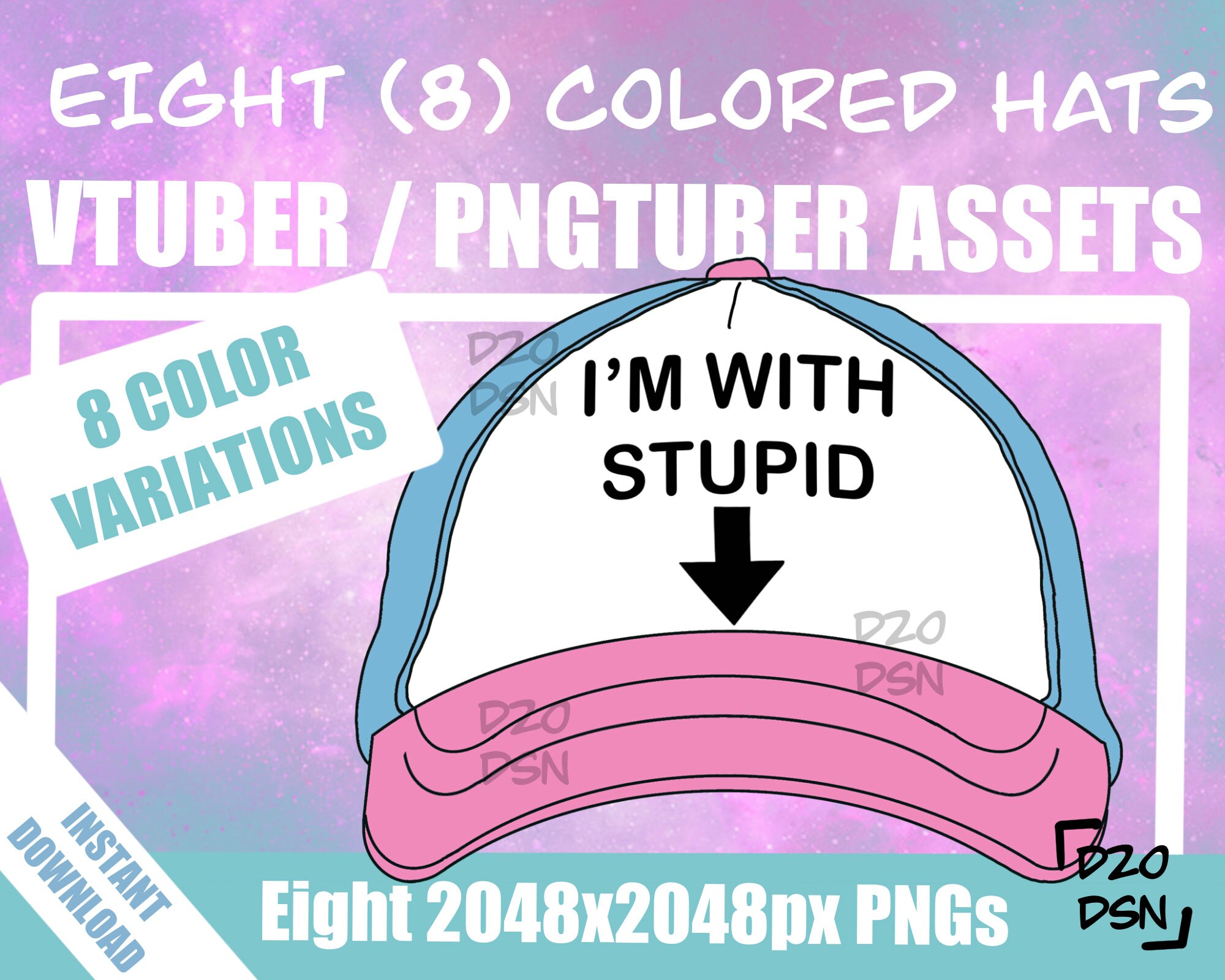 Vtuber-Asset-Accessoire, Hüte für Vtuber, Pngtuber-Asset-Accessoire ...