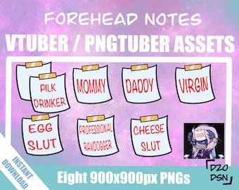 Vtuber Asset for Twitch Channel Points Redeem, Pngtuber Asset for ...