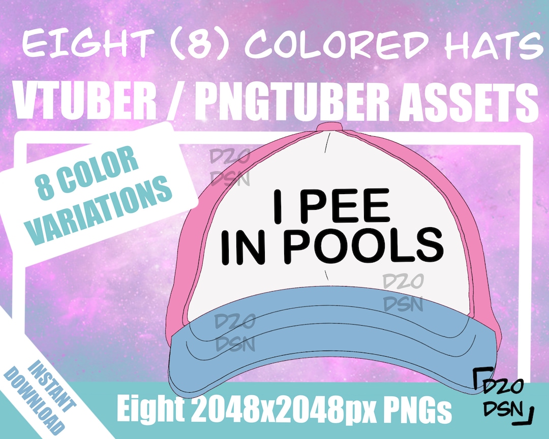 Vtuber Asset Accessory, Hats for Vtubers, Pngtuber Asset Accessory ...