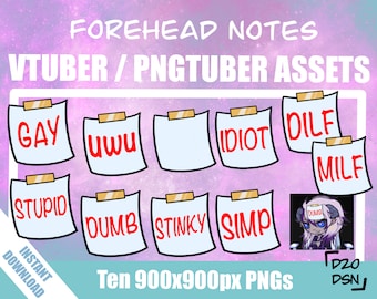 Vtuber Asset for Twitch Channel Points Redeem, Pngtuber Asset for ...