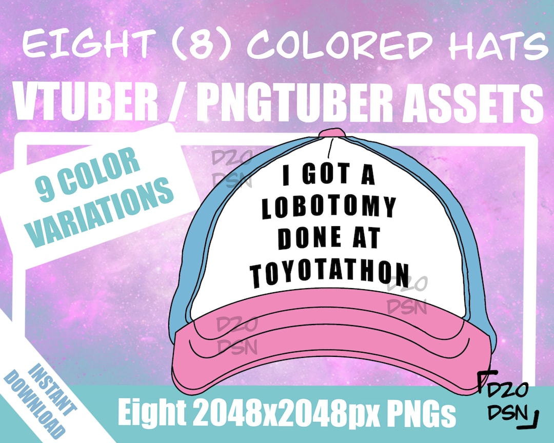 Vtuber Asset Accessory, Hats for Vtubers, Pngtuber Asset Accessory ...
