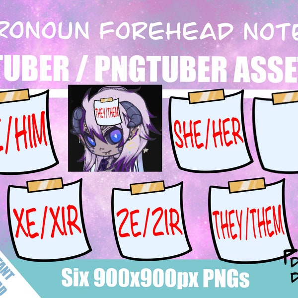 Vtuber Sticky Note - Etsy