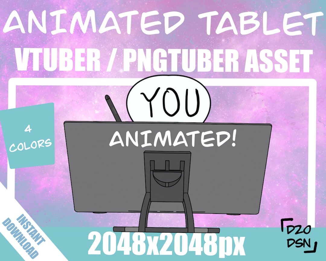 Vtuber Asset, Drawing Tablet, Vtuber Drawing Tablet, Pngtuber Asset ...