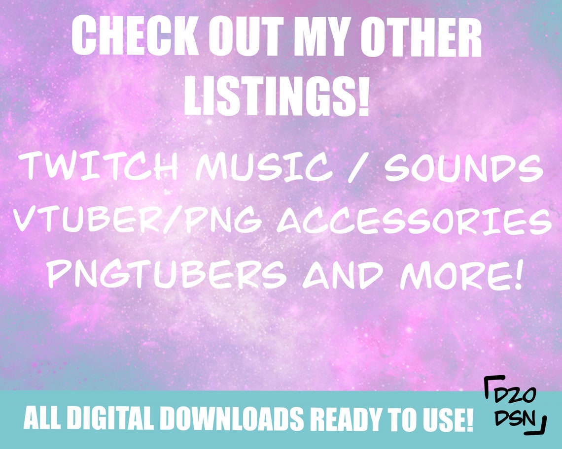 Vtuber Asset Rigged Model Asset, for 2D Vtuber on Vtube Studio ...