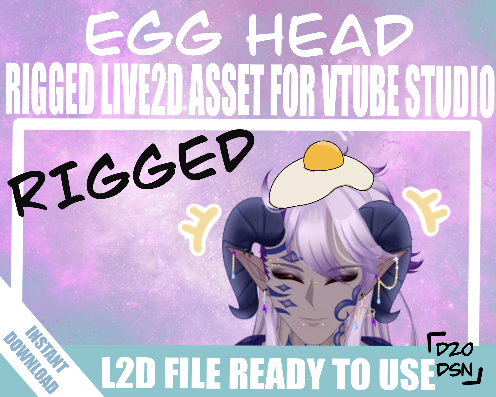 Vtuber Asset Rigged Model Asset for 2D Vtuber on Vtube - Etsy Australia